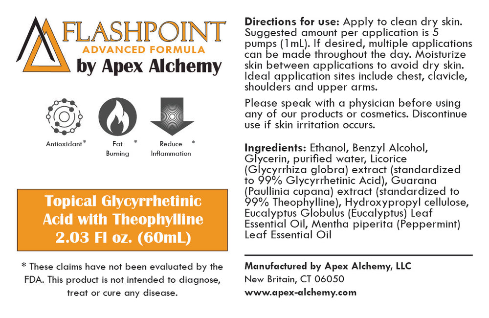 Flashpoint Advanced Formula - Topical Glycyrrhetinic Acid with ...
